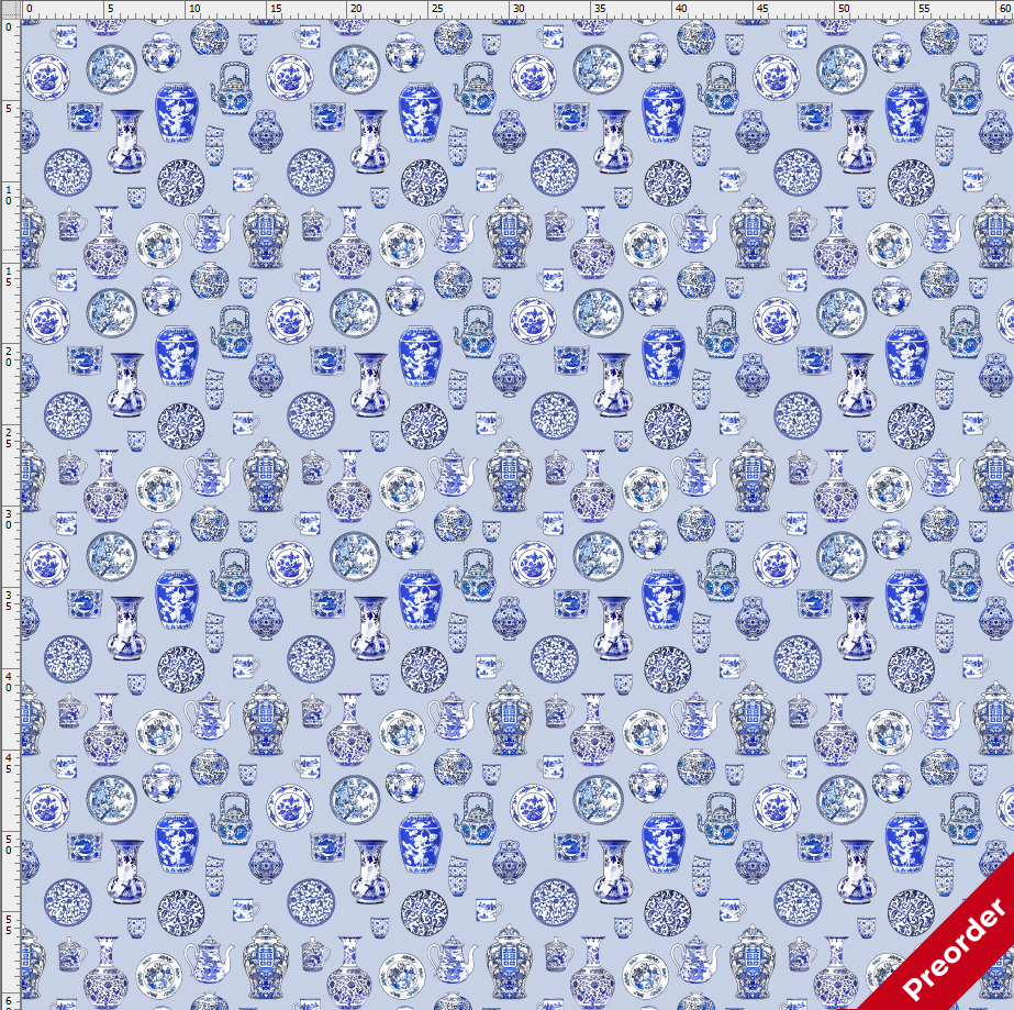 Porcelain Series | 852 Fabric | Hong Kong design | Sewing Hong Kong
