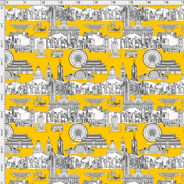 Landmarks Series | 852 Fabric | Hong Kong Design | Urban Hong Kong