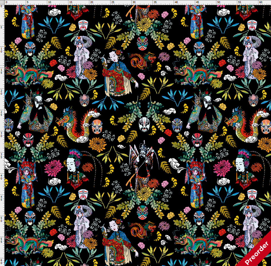 Opera Masks Series | 852 Fabric | Hong Kong Design | Urban Hong Kong