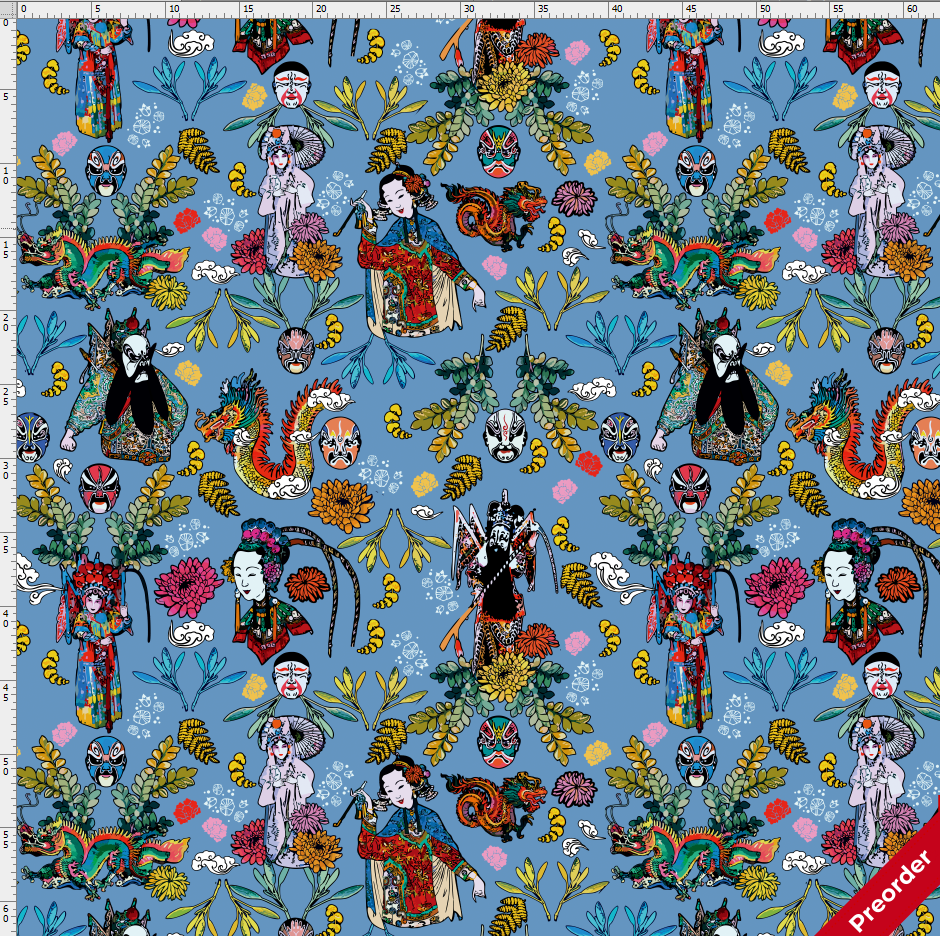 Opera Masks Series | 852 Fabric | Hong Kong Design | Urban Hong Kong